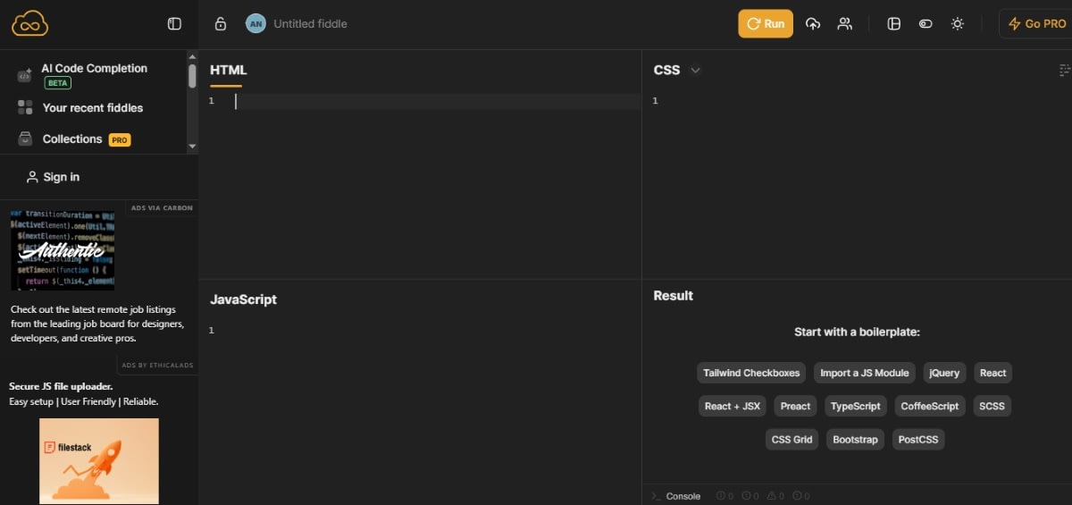 JSFiddle vs CodePen: Which Online Playground Is Best for Developers?