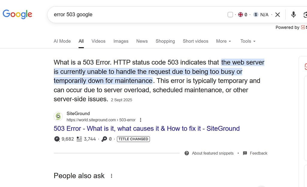 Solving Model 503 Error in Gemini: Modular Prompts and Context Discipline