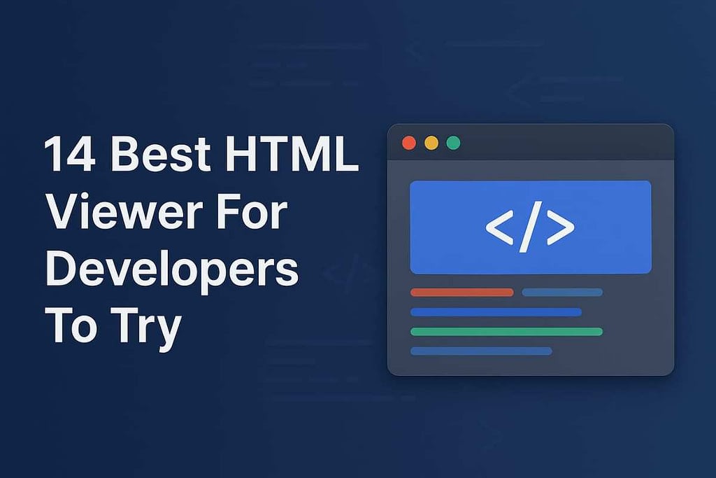 14 Best HTML Viewer For Developers To Use In 2026