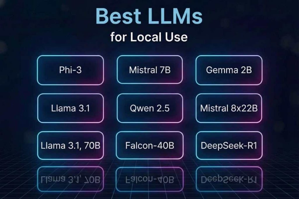 9 Best LLMs for Local Use in 2026