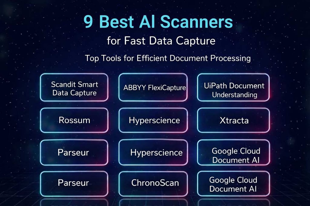 9 Best AI Scanner for Fast Data Capture in 2026