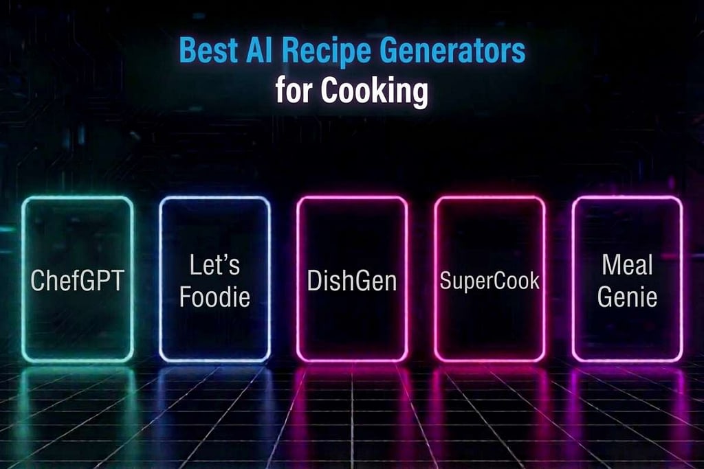 9 Best AI Recipe Generators for Cooking in 2026
