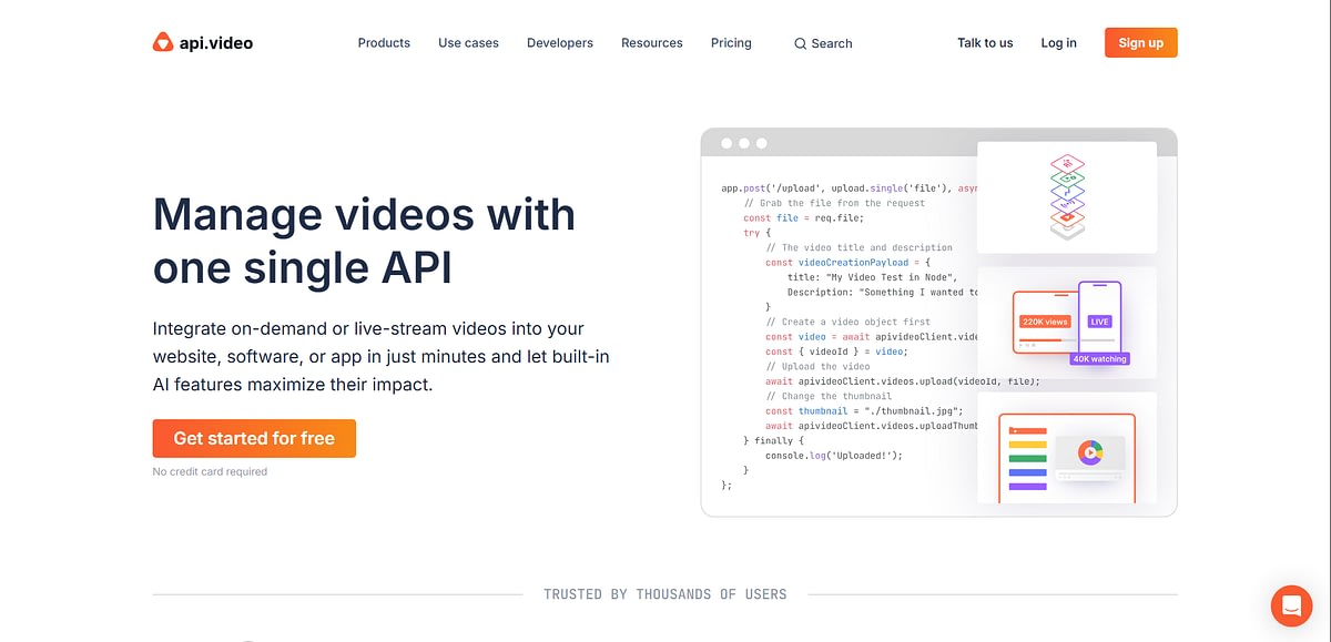 9 Best Video APIs for Developers in 2026