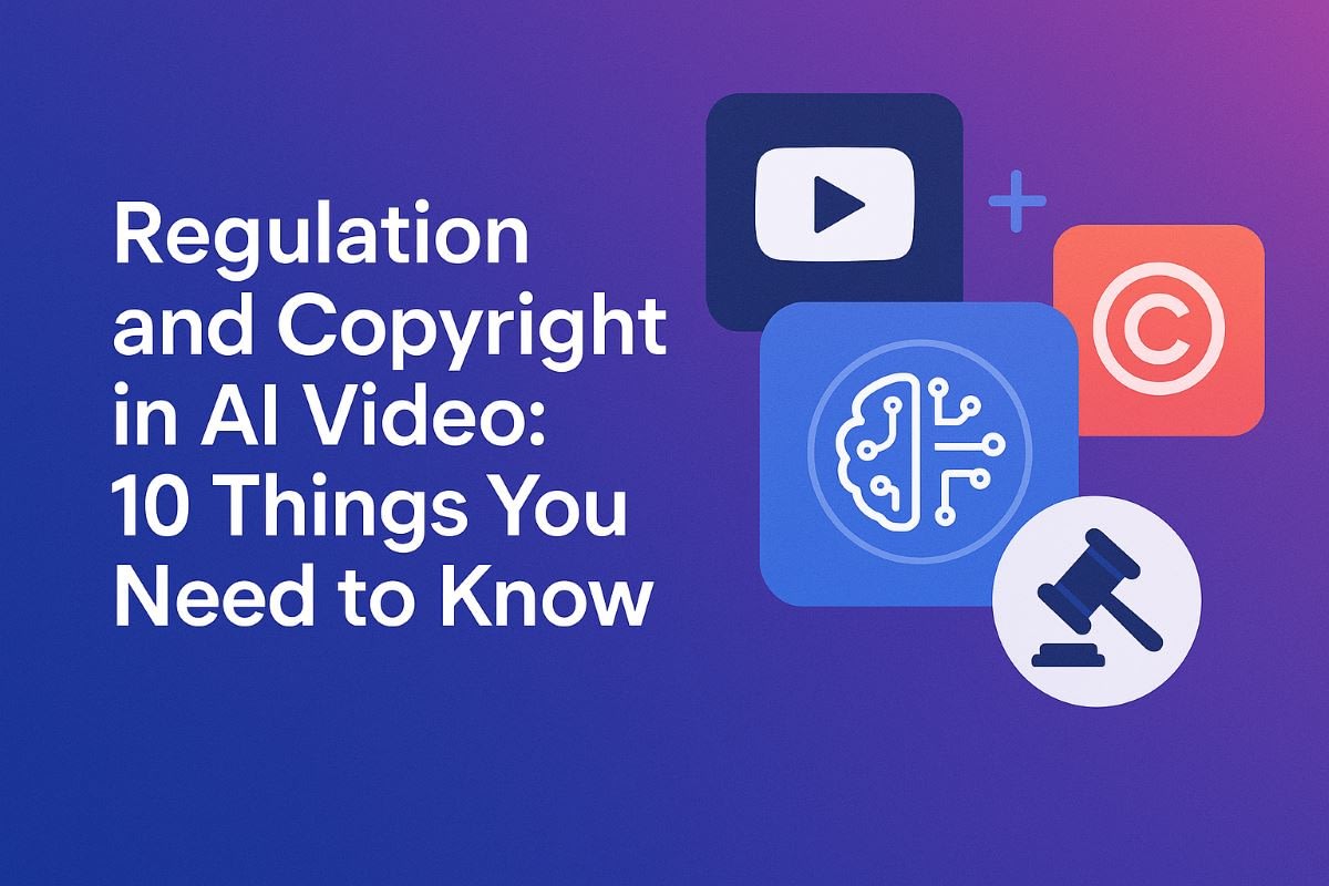 Regulation and Copyright in AI Video: 10 Things You Need to Know