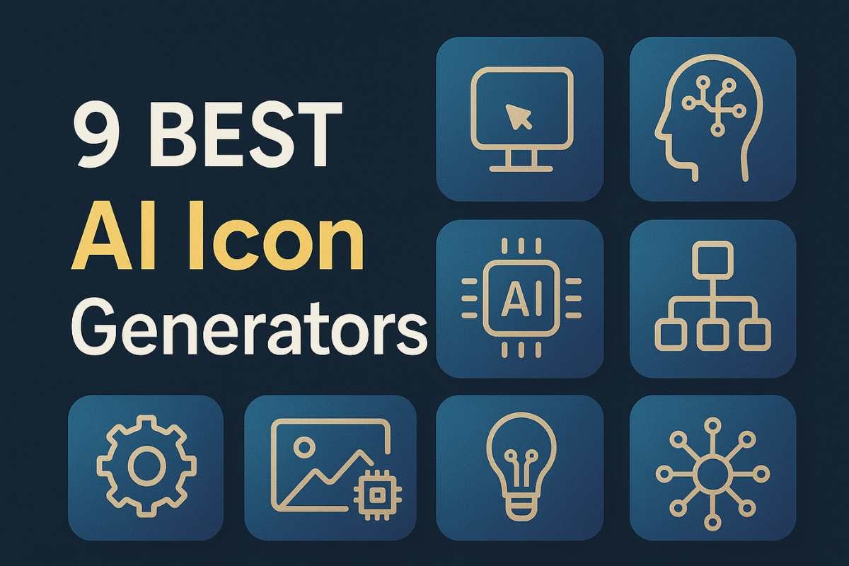 9 Best AI Icon Generators to try in 2026