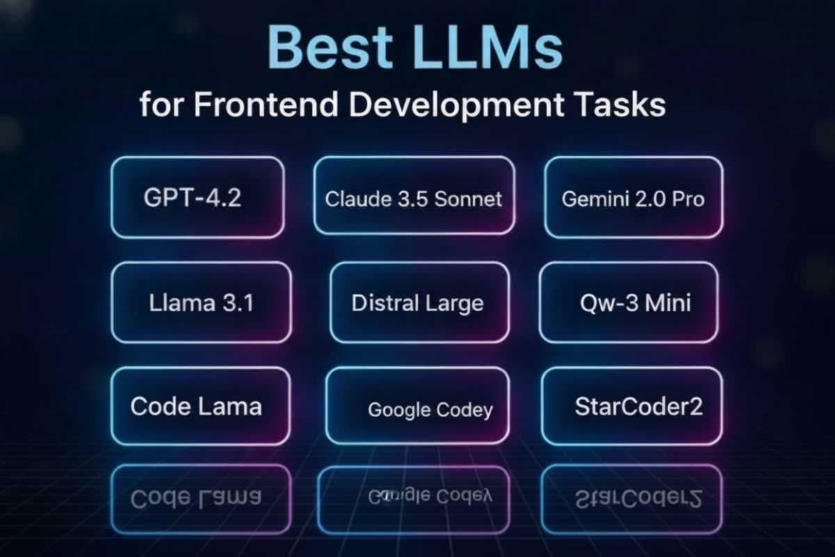 9 Best LLMs for Frontend Development Tasks in 2026