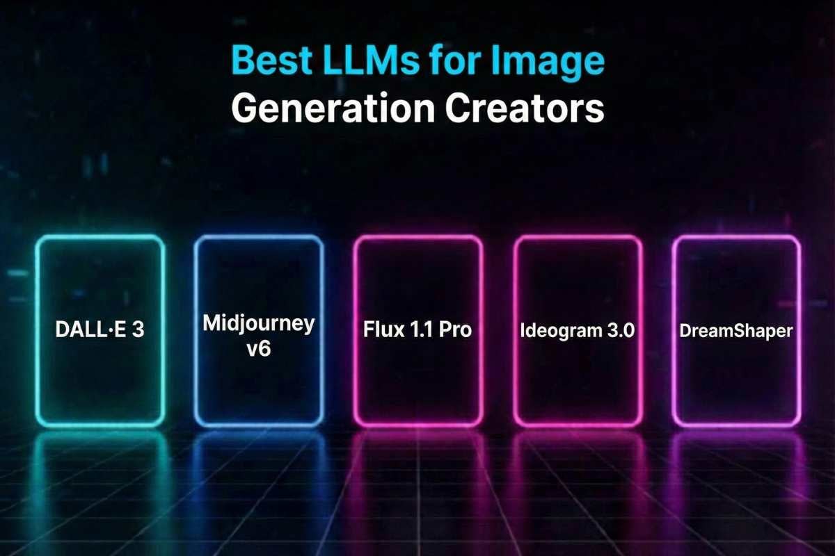 11 Best LLMs for Image Generation Creators to Use in 2026