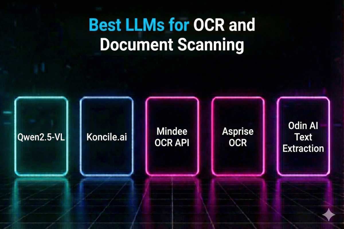 7 Best LLMs for OCR and Document Scanning in 2026