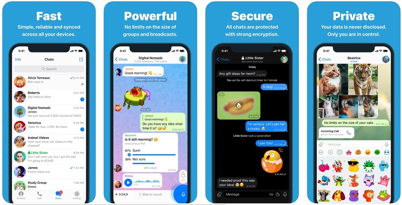 11 Best Apps Like Telegram To Try in 2026