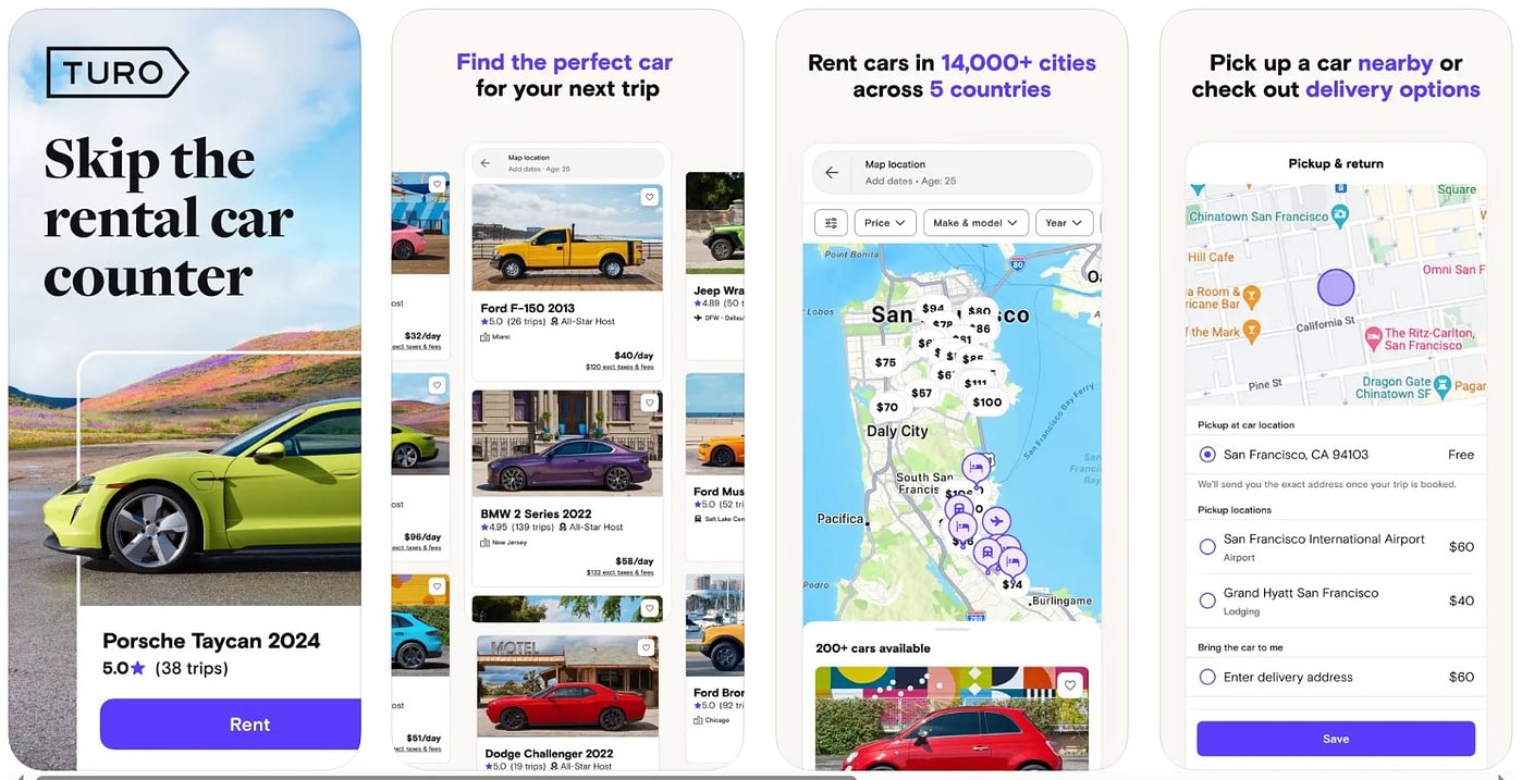 11 Best Apps Like Turo Alternatives To Try In 2026