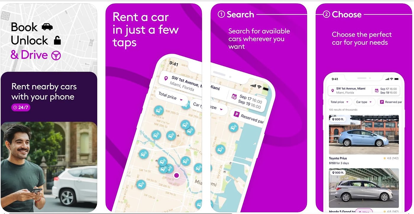 11 Best Apps Like Turo Alternatives To Try In 2026