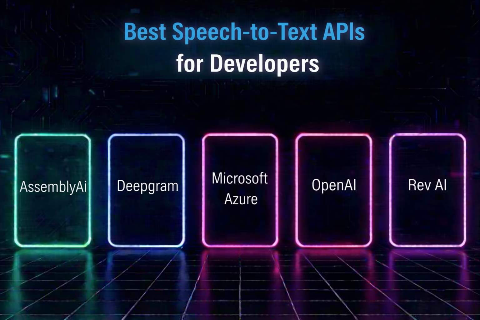 9 Best Speech-to-Text APIs for Developers in 2026