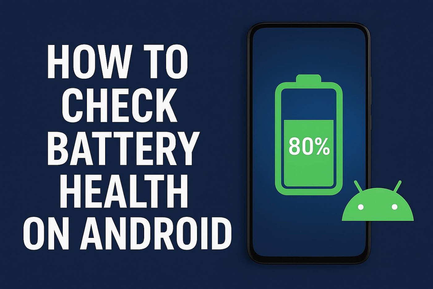 How to Check Battery Health on Android Step by Step