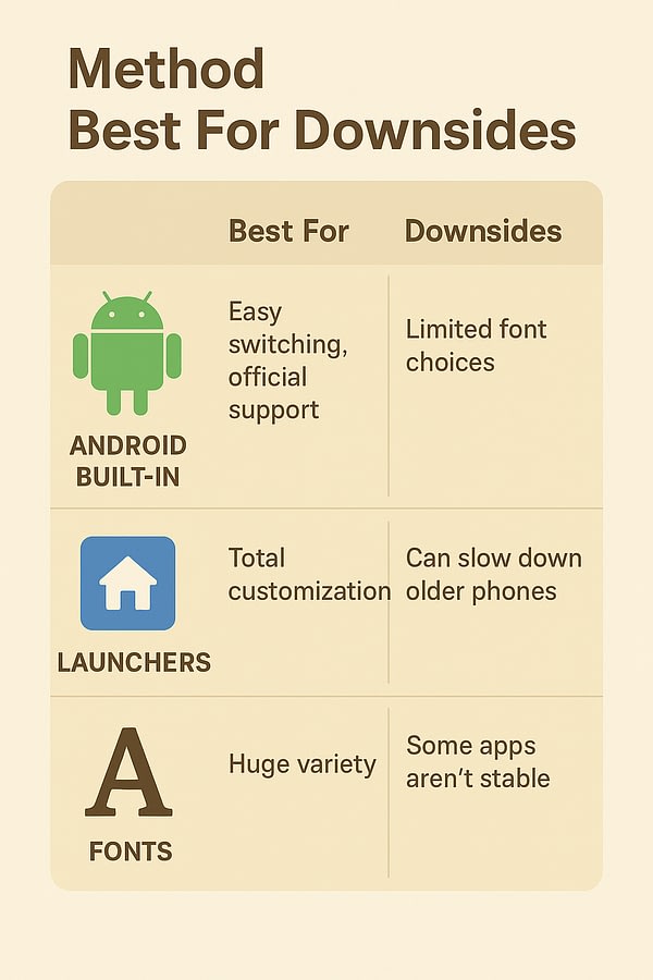 How to Change Font Size on Android Without Settings
