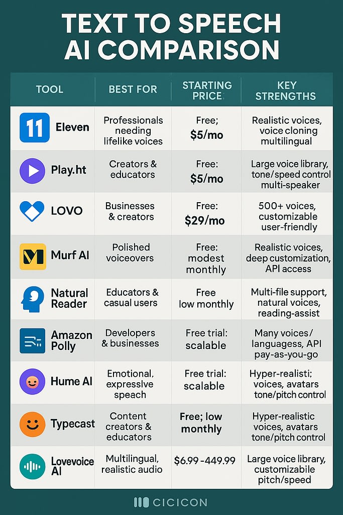 9 Best Text-to-Speech AI Tools To Use In 2026