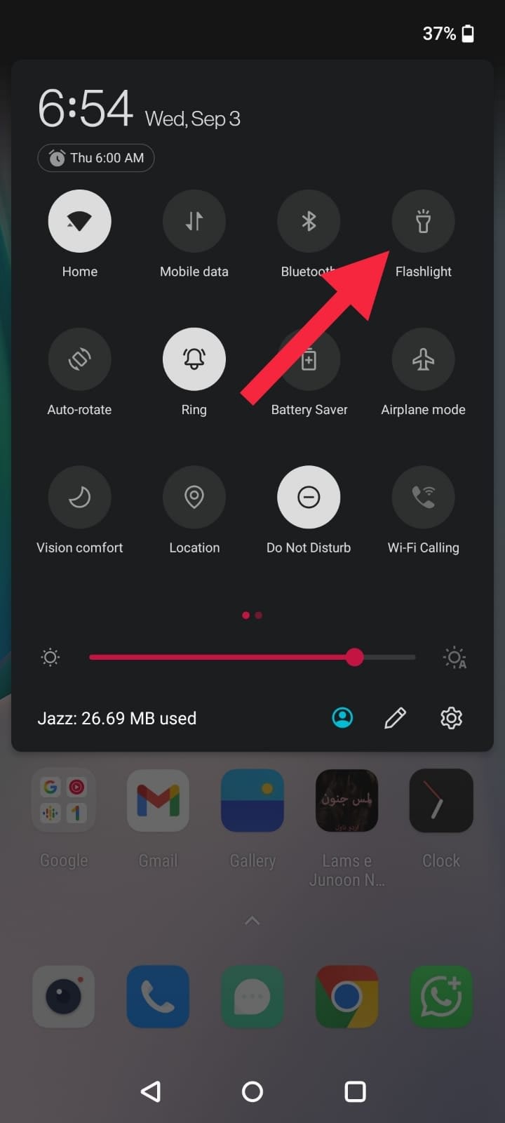 How to Turn On Flashlight on Android Step by Step