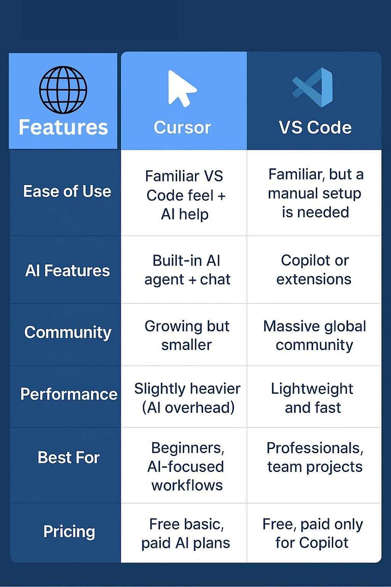 Cursor Vs Vs Code Which Code Editor Should You Choose
