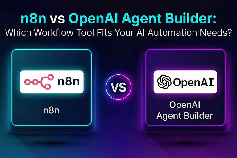 n8n vs OpenAI Agent Builder: Which Workflow Tool Fits Your AI Automation Needs?