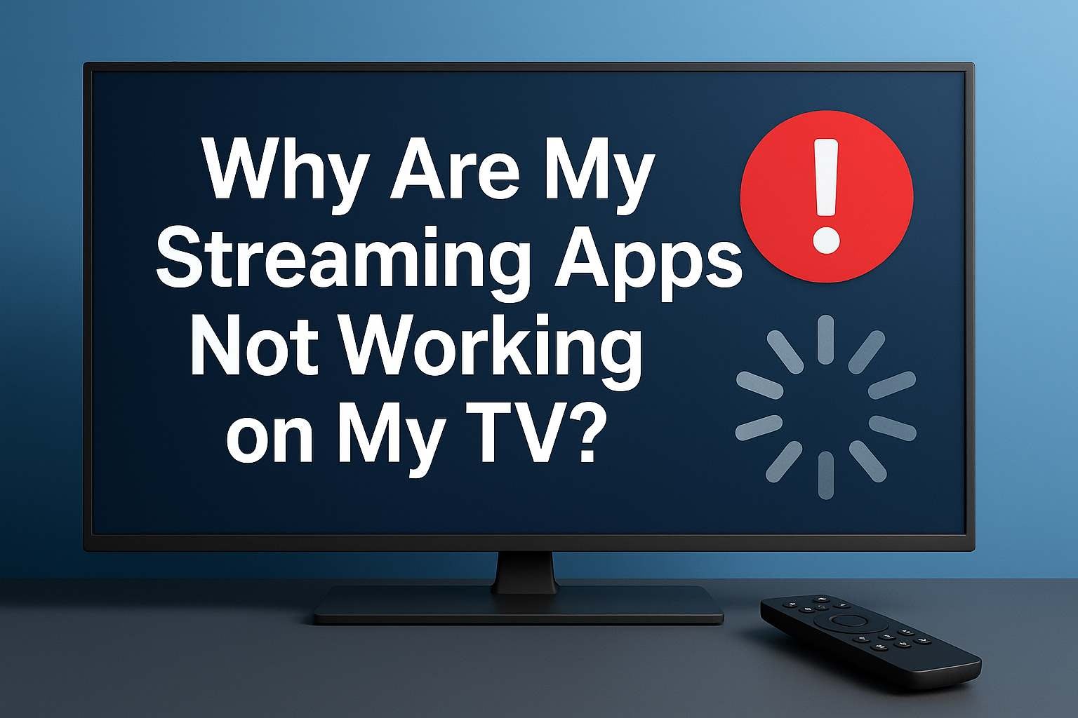 Why Are My Streaming Apps Not Working on My TV? (2025 Fixes)