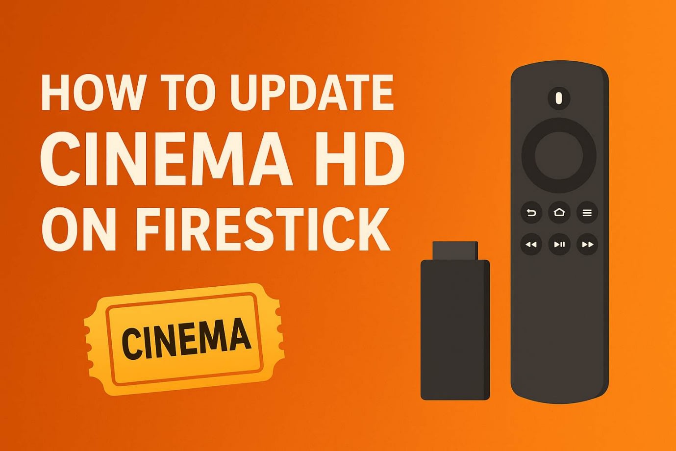 How to Update Cinema HD on Firestick Step By Step