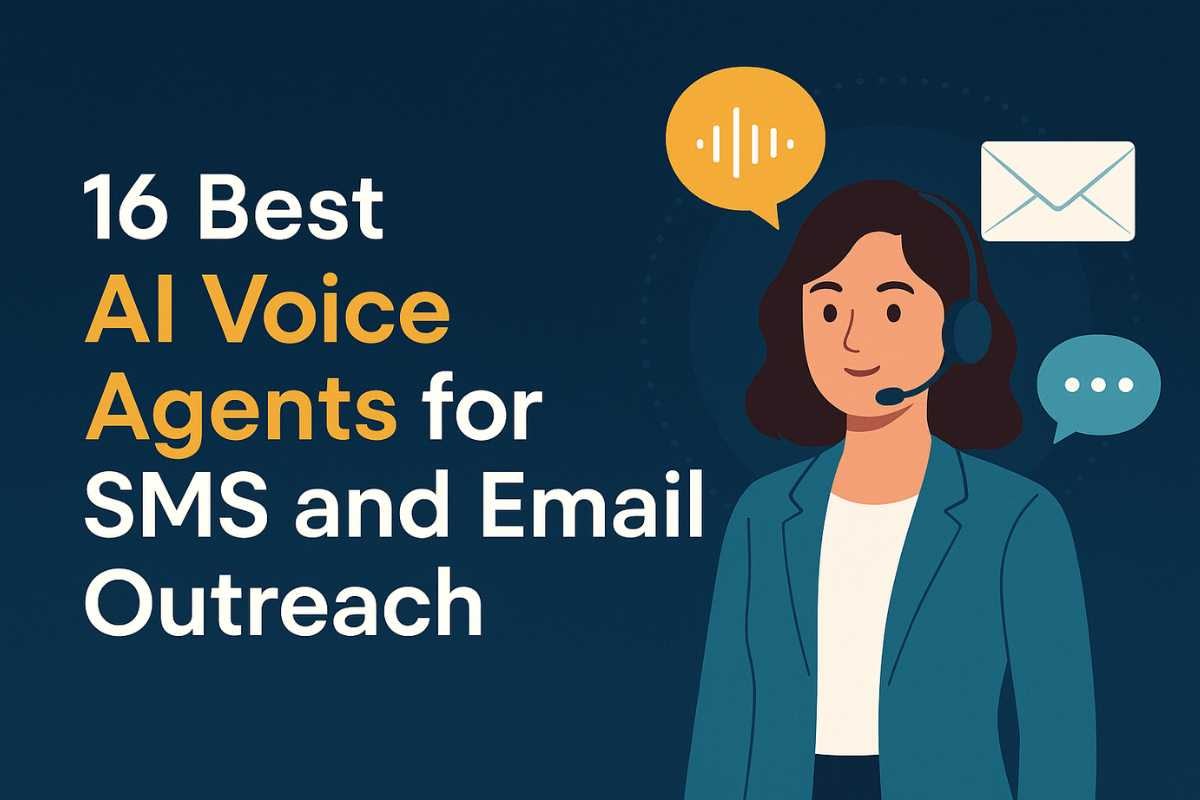 16 Best AI Voice Agent for SMS and Email Outreach in 2026