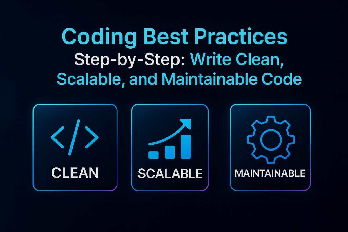 Coding Best Practices Step-by-Step: Write Clean, Scalable, and Maintainable Code