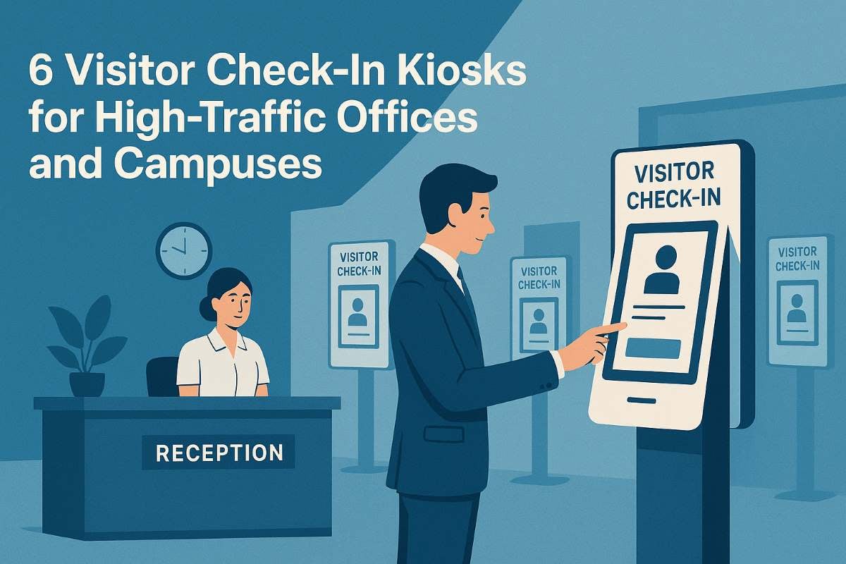 6 Visitor Check-In Kiosks for High-Traffic Offices and Campuses