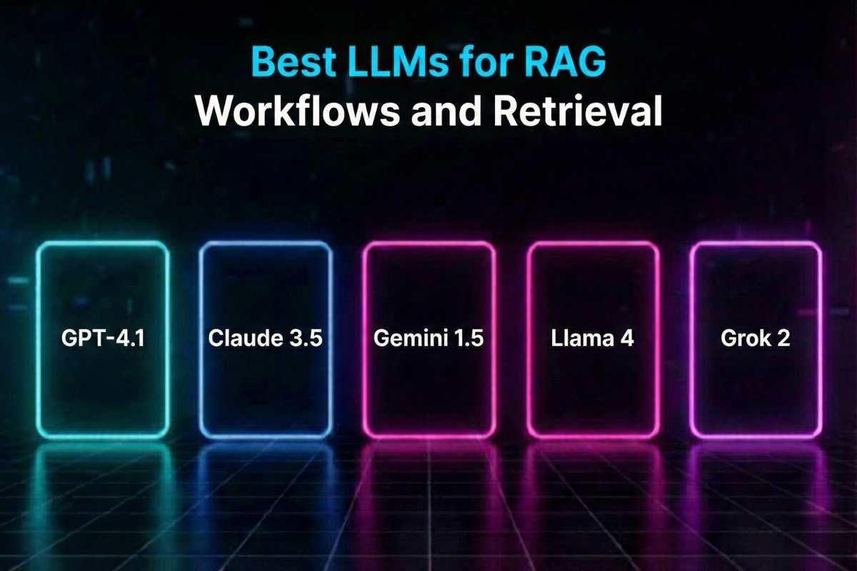 7 Best LLMs for RAG Workflows and Retrieval in 2026