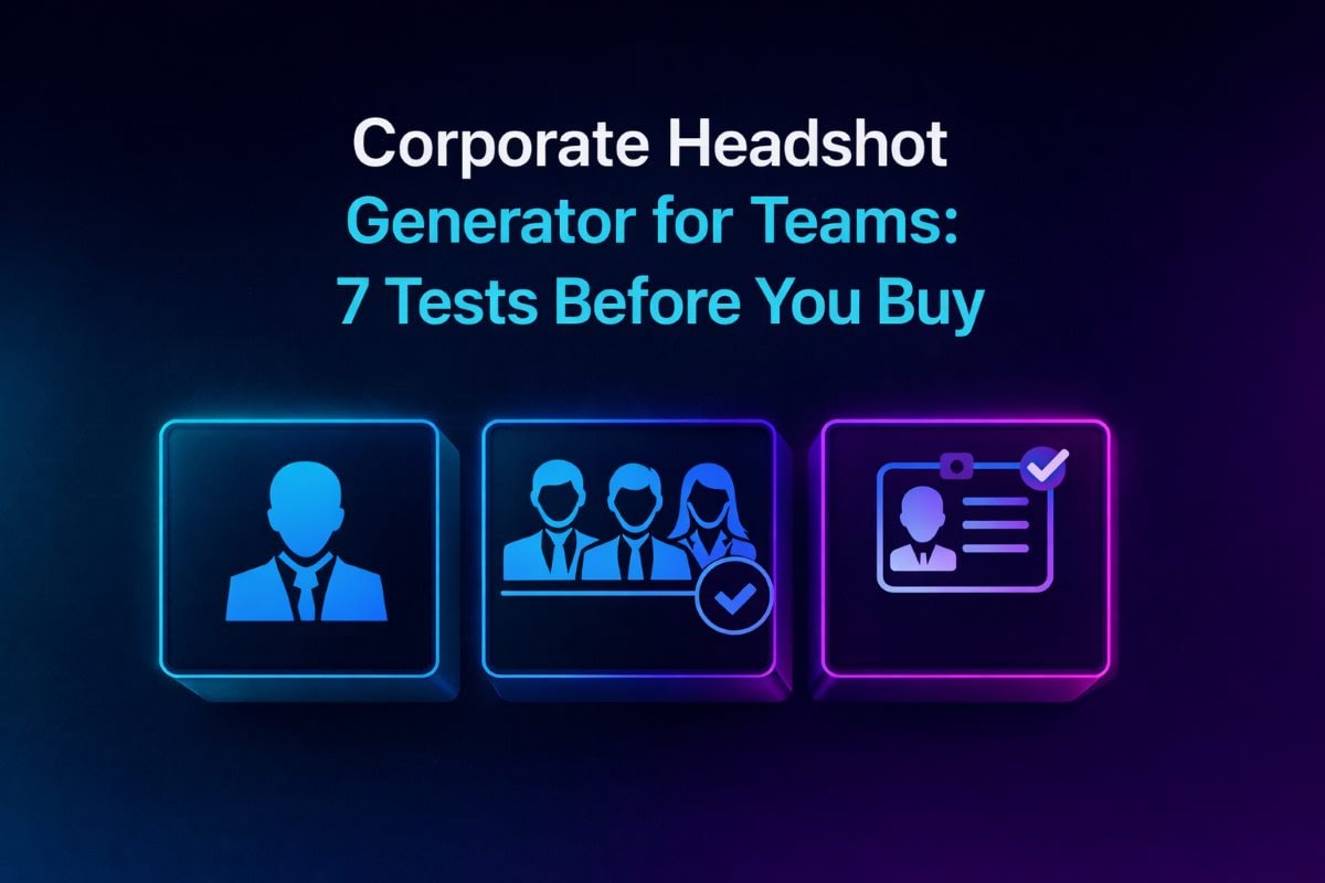 Corporate Headshot Generator for Teams: 7 Tests Before You Buy (2026)