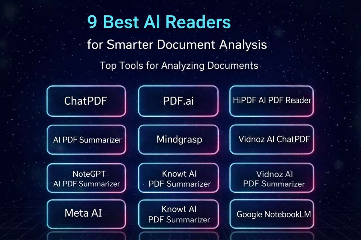 9 Best AI Readers for Smarter Document Analysis in 2026